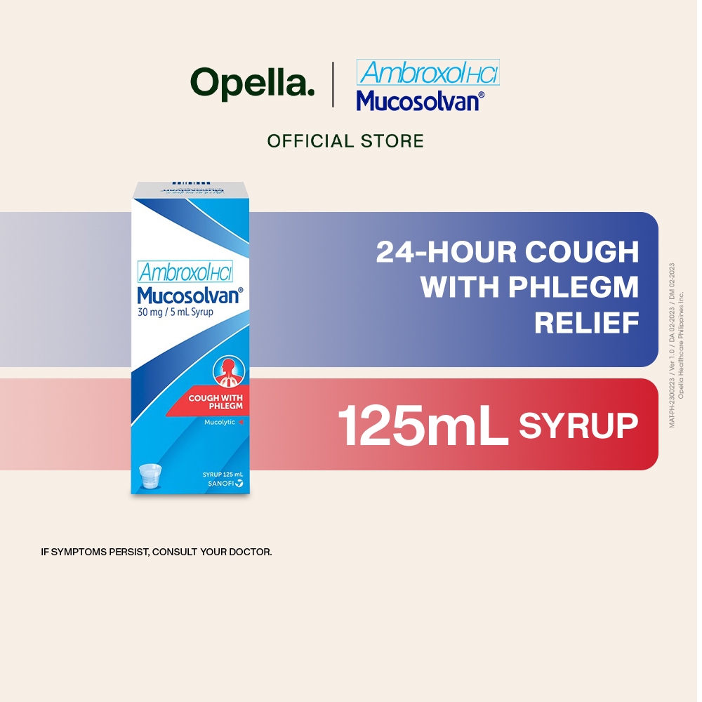 Mucosolvan Adult Syrup Soothing Immediate Release Productive Cough and ...
