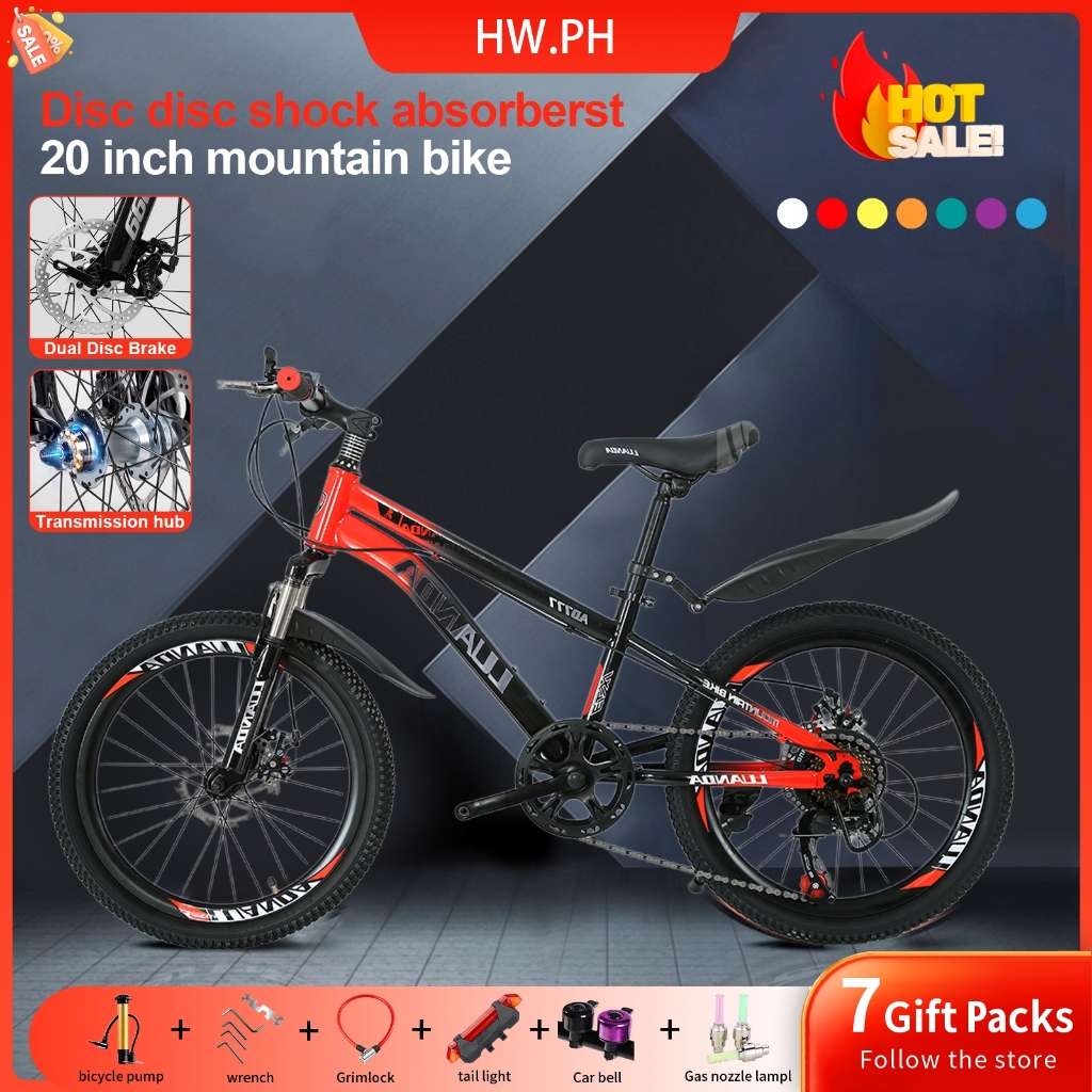 LUANDA Youth bicycle 20 Inch Mountain Bike Adults Bike 3x7 speed Riding ...