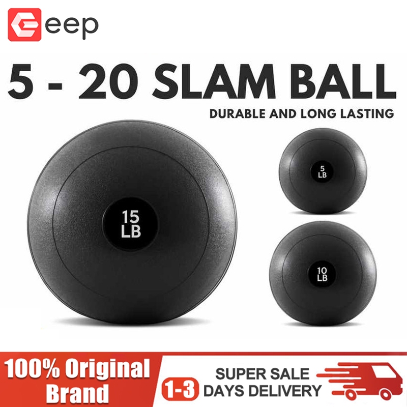 Slam Ball Dumbbell Set 4/6/8/10/12/15/20/25 LBS Medicine Ball Exercise ...