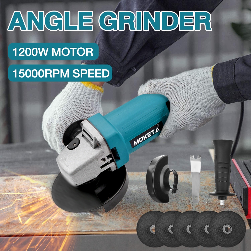 Grinder Heavy Duty Original 1200W Electric Angle Grinder Heavy Duty ...