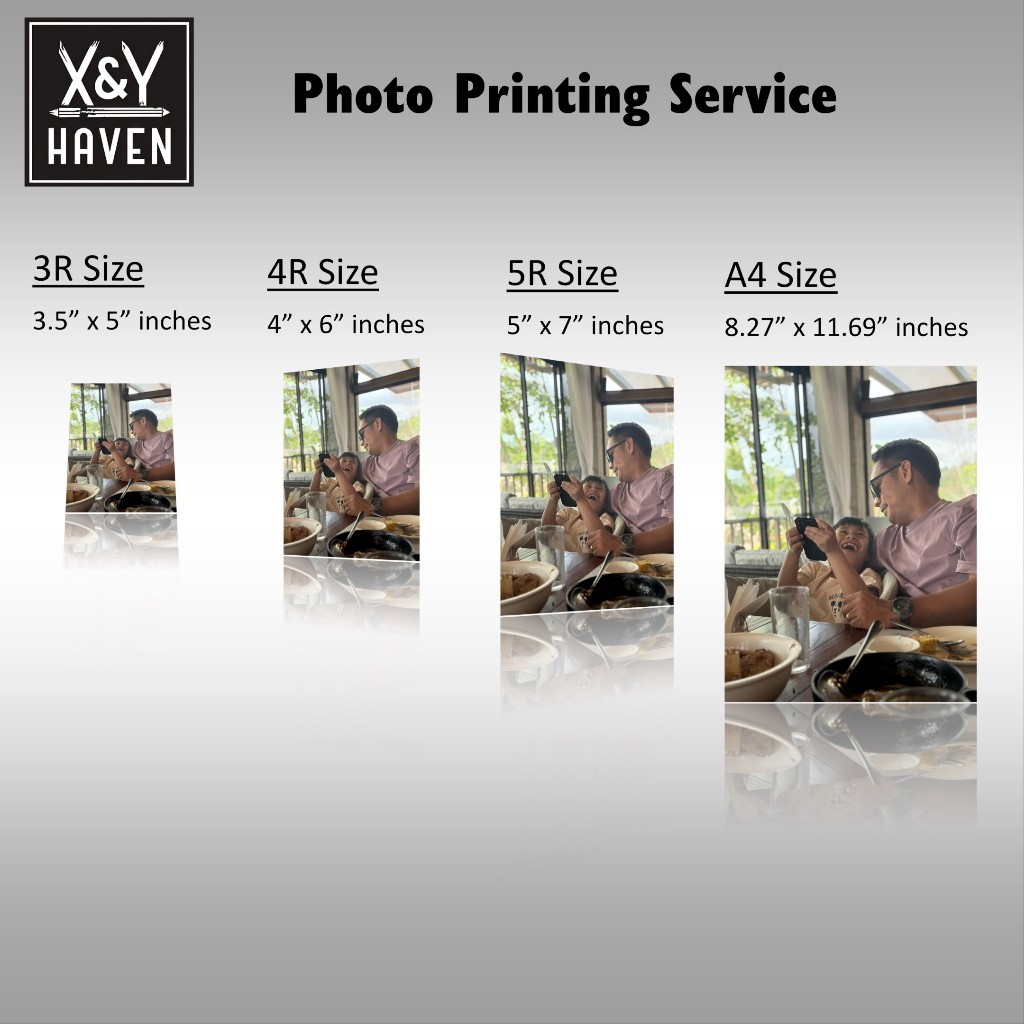 ID / Photo Printing Service 1x1 2x2 2x3 Wallet Size 3R 4R 5R A4 ...