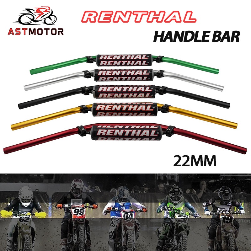 Renthal Handle Bar 971 7/8" 22MM Universal Alloy Motrcycle Dirt Bike ...