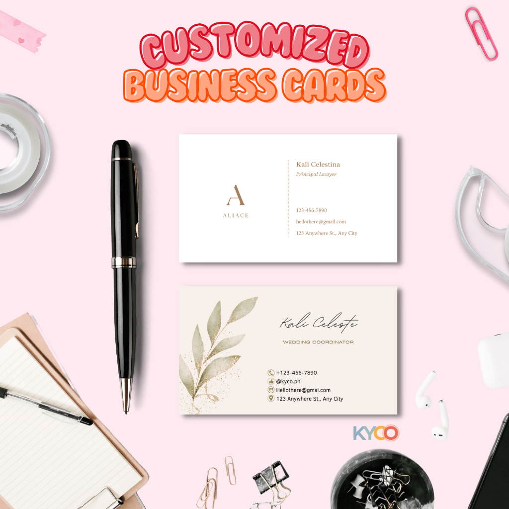 KYCO Personalized Cards - Business, Thank You or Gift Cards(50pcs ...
