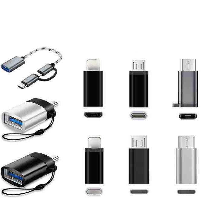 Charging Transfer Adapter Android To Type-C Compatible Adapter ...