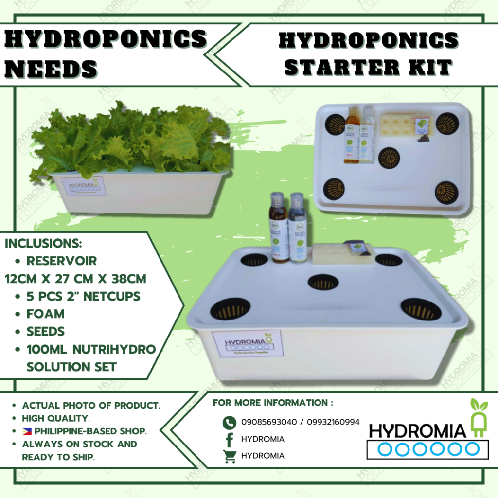 NEW! HYDROPONICS STARTER KIT | Shopee Philippines