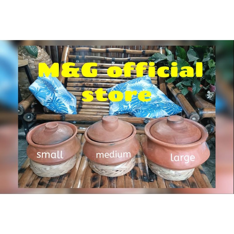 palayok/clay pot (organic coloring/brown) | Shopee Philippines