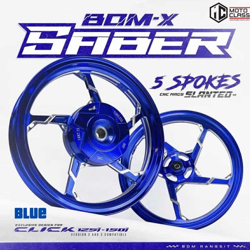 BOM RANGSIT 5 SPOKES SABER CLICK 125/150 CNC MAGS | Shopee Philippines
