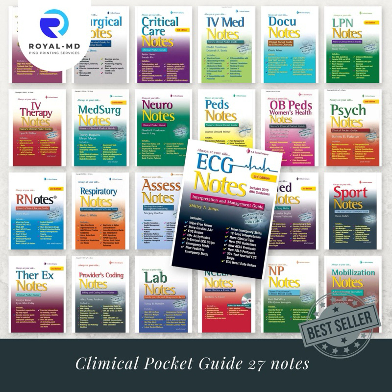 Clinical Pocket Guide 27 Notes | Shopee Philippines