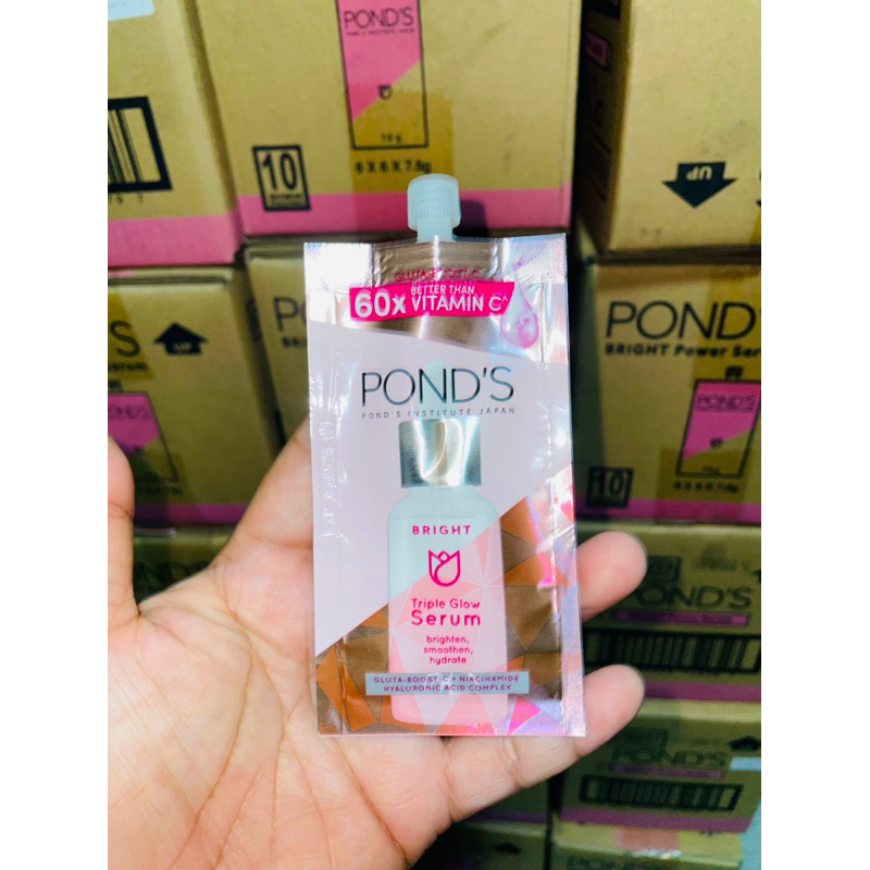 PONDS triple glow SERUM -(7.5g)-sachet 1pc | Shopee Philippines