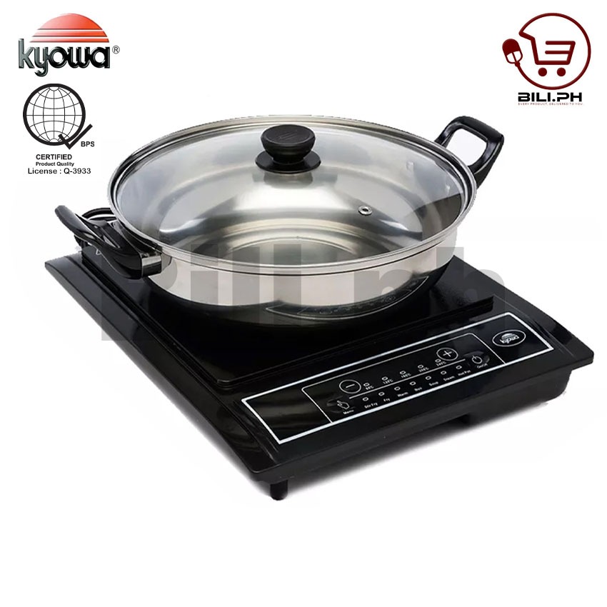 Kyowa Crystal Glass Plate Induction Cooker with Pot (KW-3633) | Shopee ...