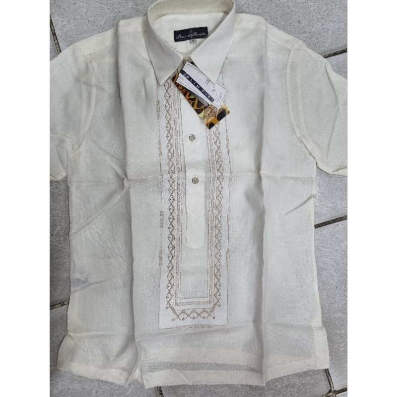 Baro de Manila Gusot Mayaman Short Sleeves Slimfit | Shopee Philippines
