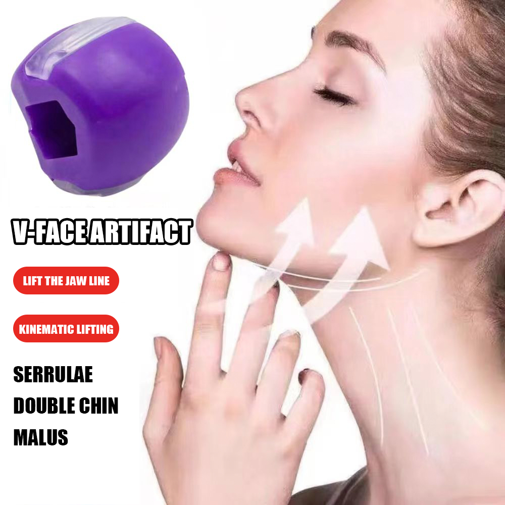 Jawline Exerciser Jaw Muscle Ball Jaw Shape Facial Fitness Chewing Ball ...