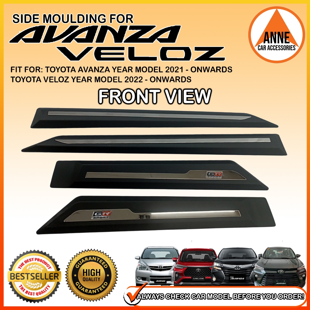 Bodykit Moulding for Toyota Avanza 2021 - Onwards / Veloz 2022 2023 ...