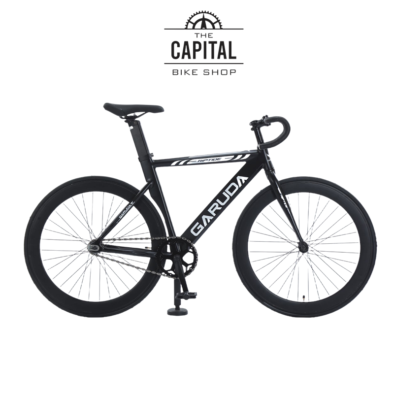 Garuda Riptide Fixed Gear Bicycle New Alloy All Black Kit | Shopee ...