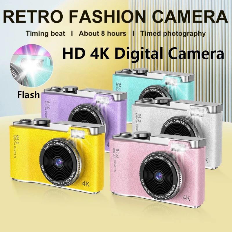 4K Digital Camera Travel Selfie Camara 50 Megapixels HD Zoom ...
