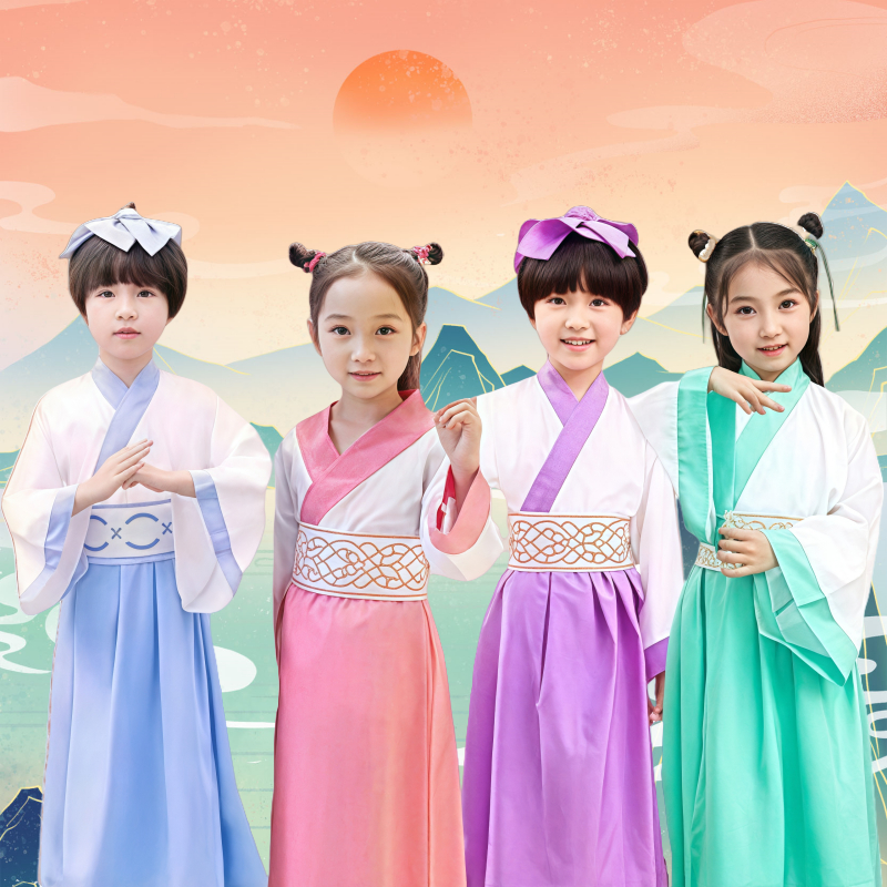 Chinese Costume For Kids Boy And Girl China Costume For Kids United ...