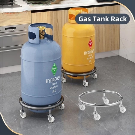 Gas Tank Holder with wheels landege Propane Cylinder Base Propane Tank ...