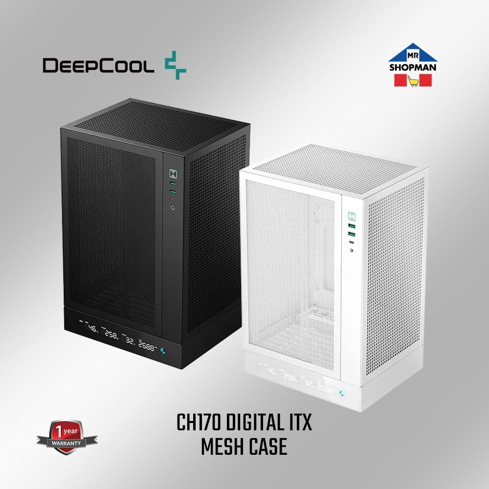 Deepcool CH170 Digital ITX Mesh Elevated Mini-ITX Case PC Chassis | Shopee Philippines