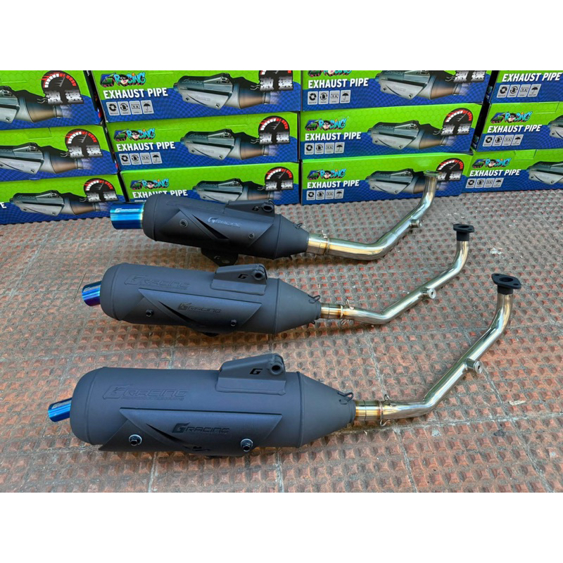 G-RACING POWERPIPE FOR NMAX/AEROX V2. Silent Killer Stock Engine ...