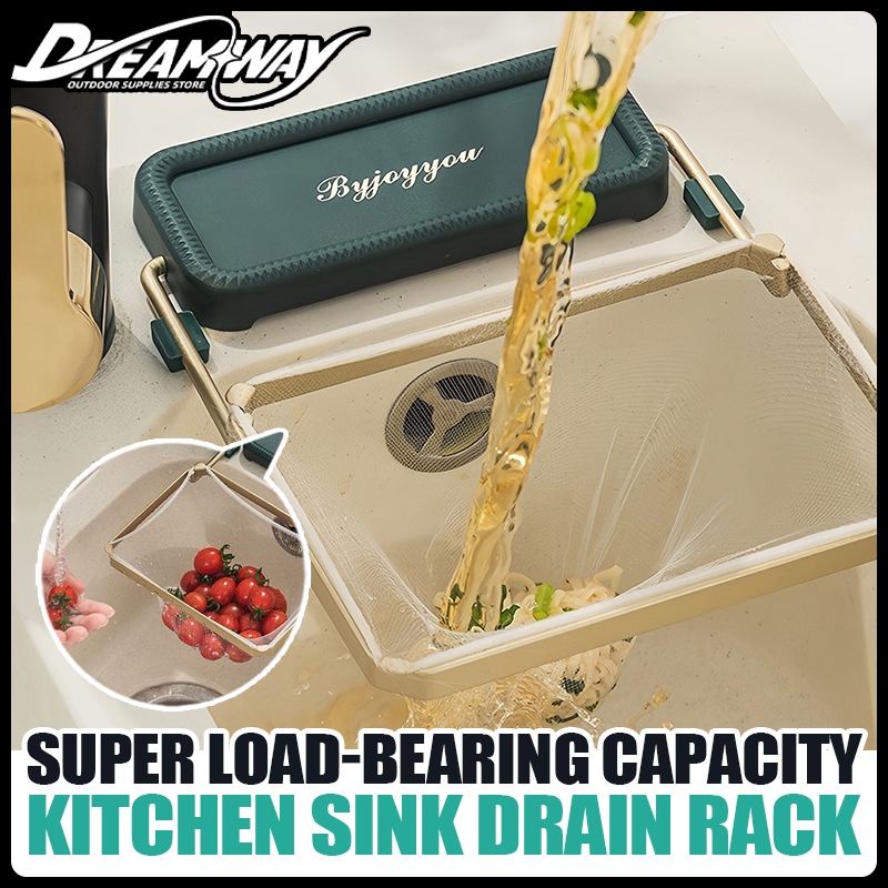 Kitchen Sink Strainer Rack Filter Anti Clogged Sink Strainer Rack Foldable Filter | Shopee ...