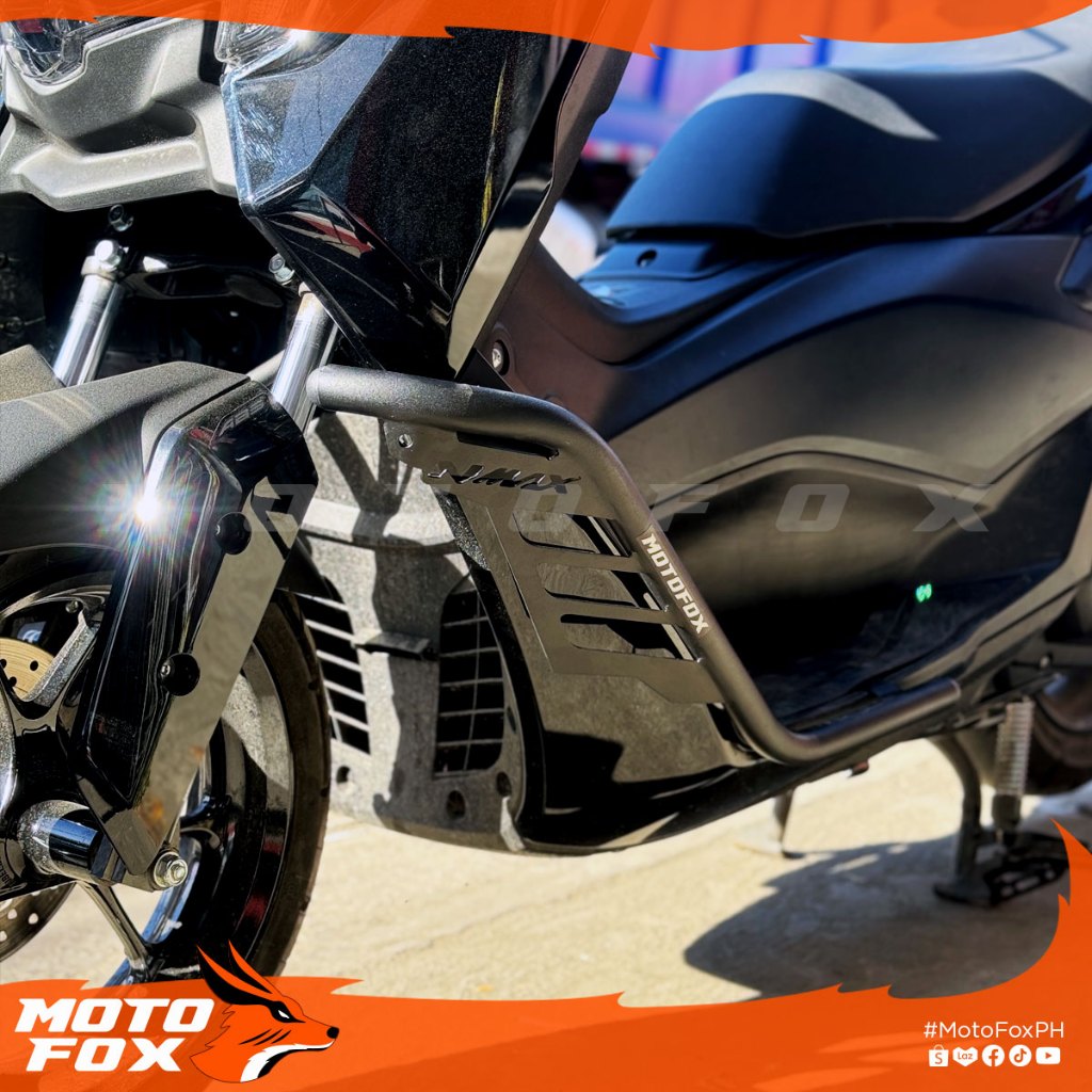 Yamaha NMAX V3 | Tech Max | Turbo Half Crash Guard - Red Motoshield ...