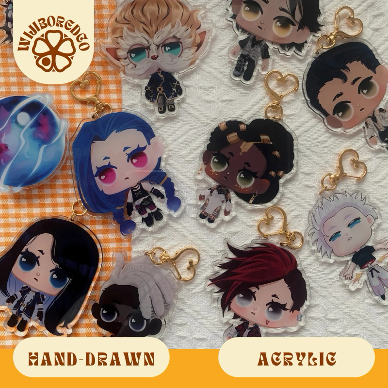 Arcane Acrylic Keychain, Arcane Merch, Bag Charm, League of Legends ...