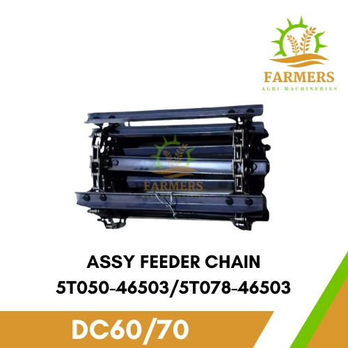 Assembly Assy Feeder Chain + Plate Carrier DC60 DC70 Kubota Harvester ...