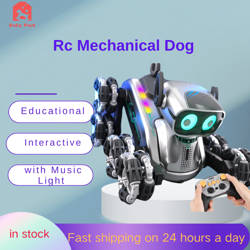 Children's remote-controlled car intelligent robot dog gesture sensing ...