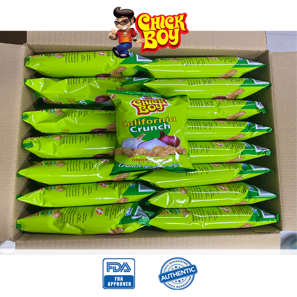 ChickBoy Popnik - California Crunch Onion & Garlic (100g, 40pcs ...