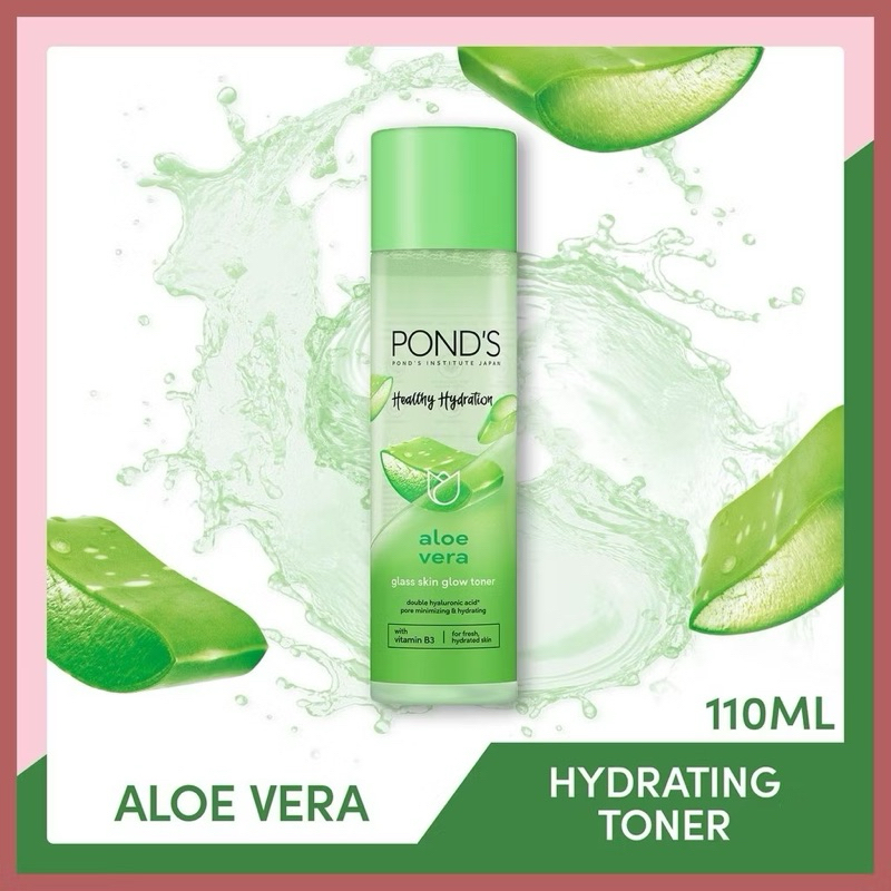 PONDS HEALTHY HYDRATION ALOE VERA HYDRATING TONER/ JELLY CLEANSER OR ...
