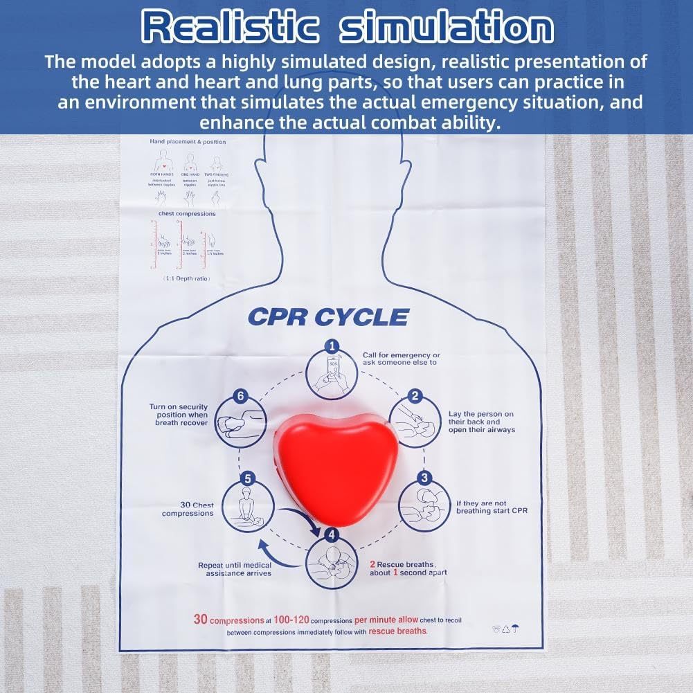 CPR101 CPR Training Complete Set – CPR Trainer with Feedback for First ...