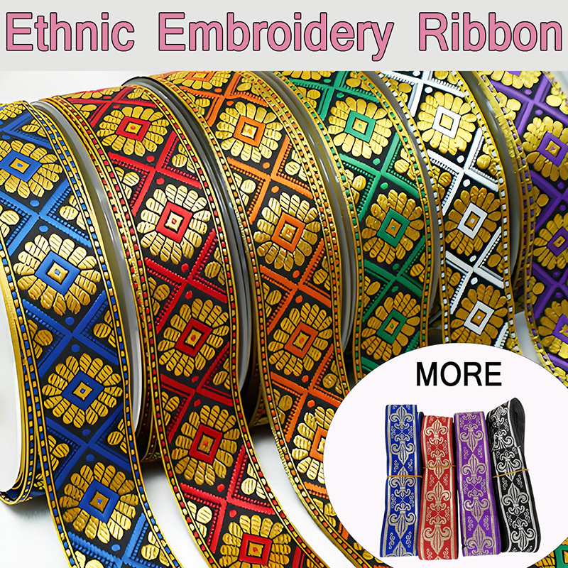 Ethnic Embroidery Ribbon Lace Ethnic Trimmings Handmade Lace Ribbon for ...