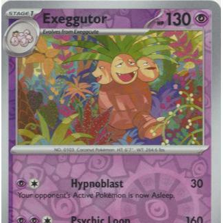 Exeggutor - 024/091 - Holo Rare Paldean Fates Singles | Shopee Philippines