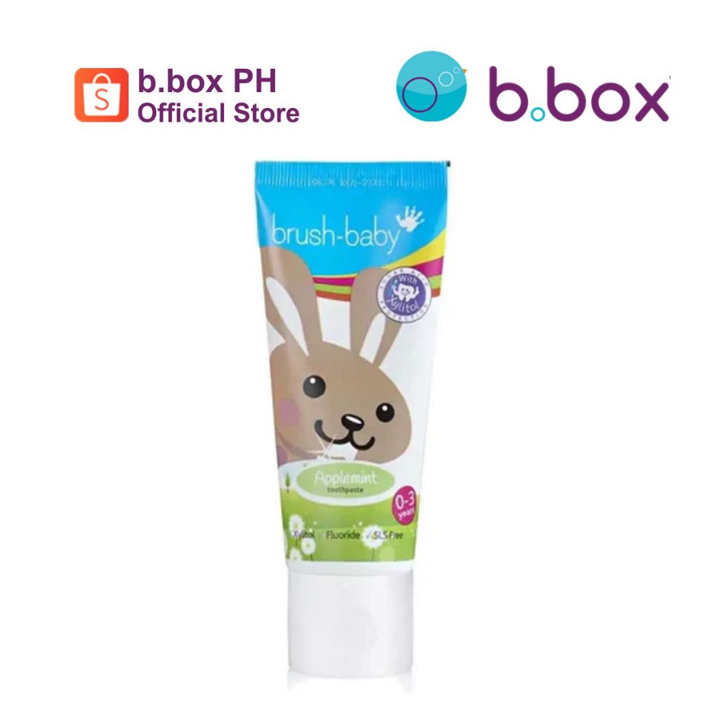 brush-baby Applemint 12ml, 0-3yrs ( Baby & Toddler Toothpaste with ...