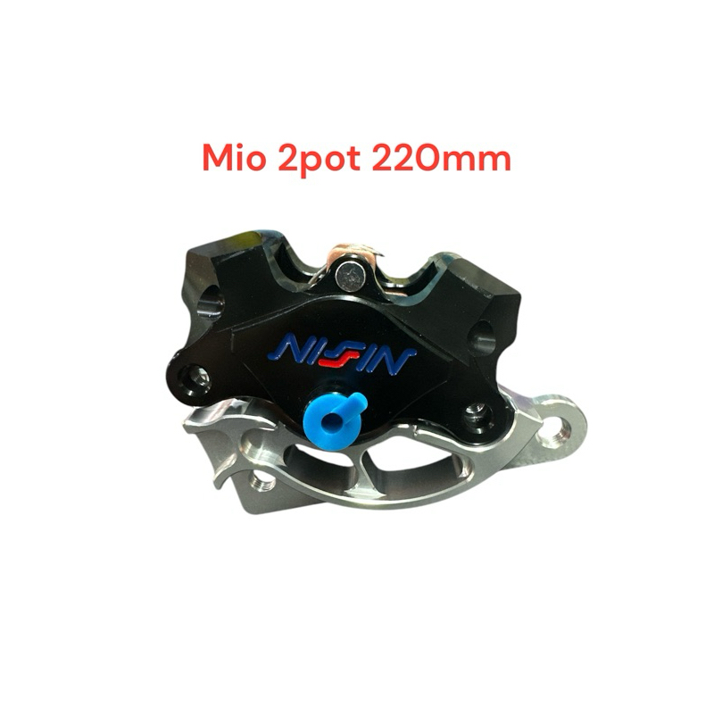 CNC nissin 2 pot brake caliper set for mio/m3/w125/xrm125/aerox ...