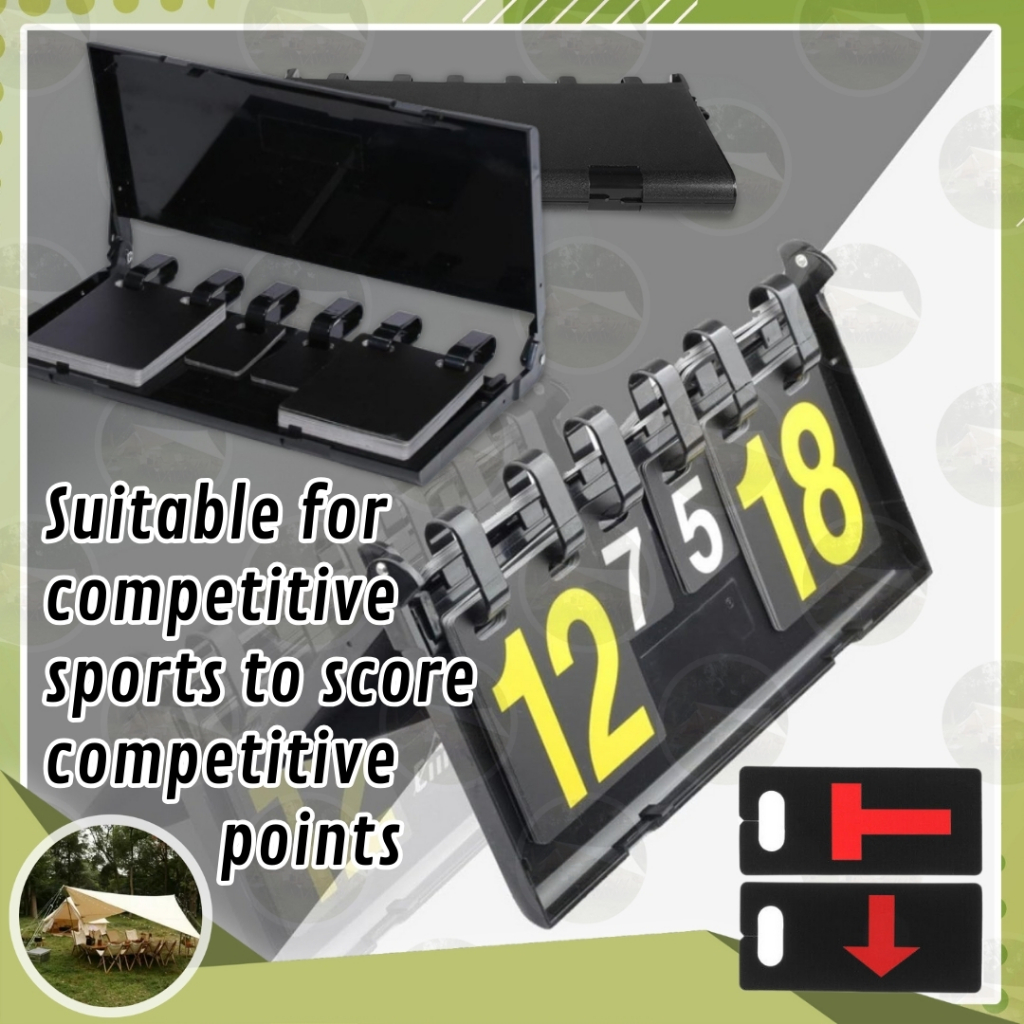 4 Digit PVC Score Keeper Portable Competition Scoreboard For Badminton ...
