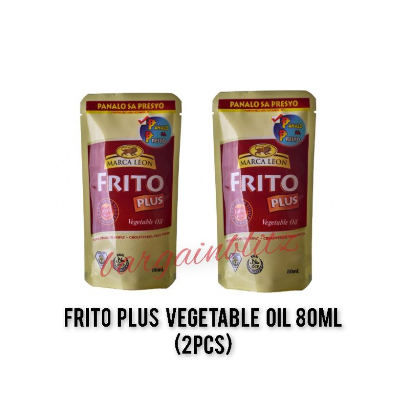 BB Frito Plus Vegetable Oil 80ml *2 | Shopee Philippines