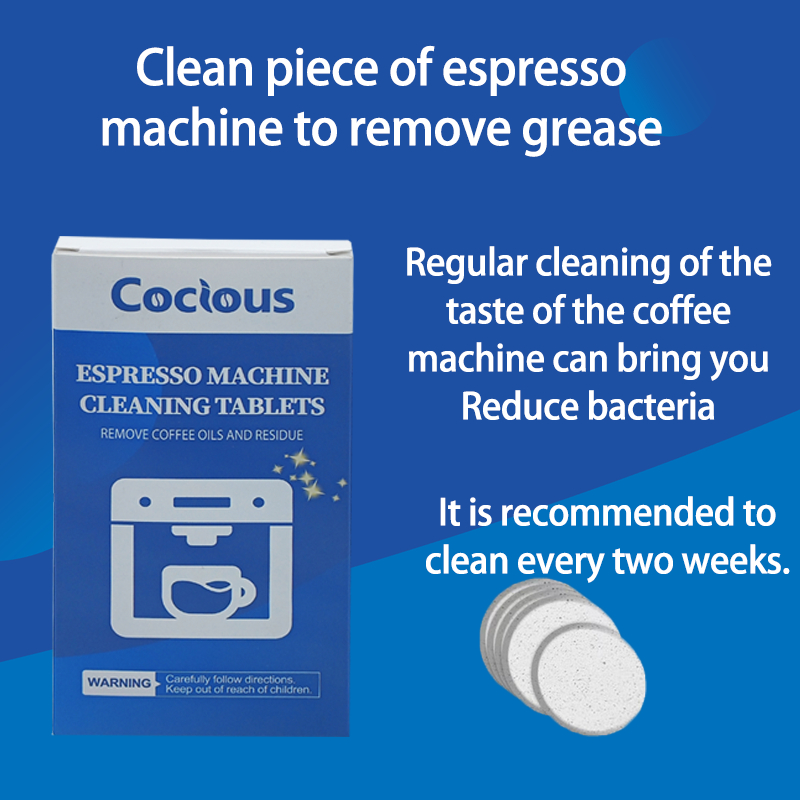 Espresso Coffee Machine Cleaning Tablets Grease Tea Scale Effervescent ...