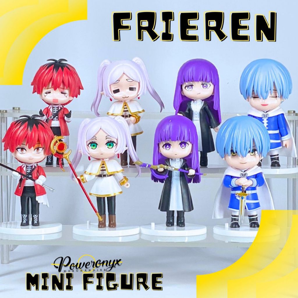 Frieren Beyond Journey's End Frieren Fern Stark Himmel Mini Figure ...