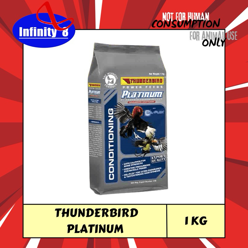 THUNDERBIRD PLATINUM FOR GAMEBIRD CONDITIONING 1KG | Shopee Philippines