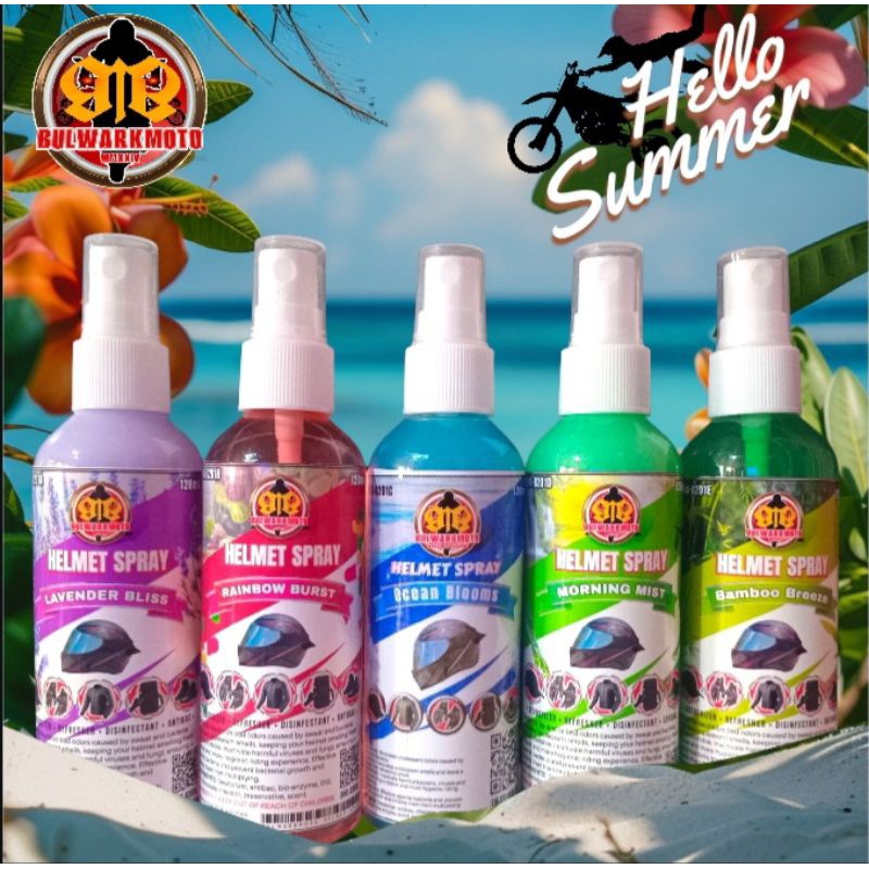 Helmet Spray Multipurpose Odor Eliminator Deodorizer Refresher ...
