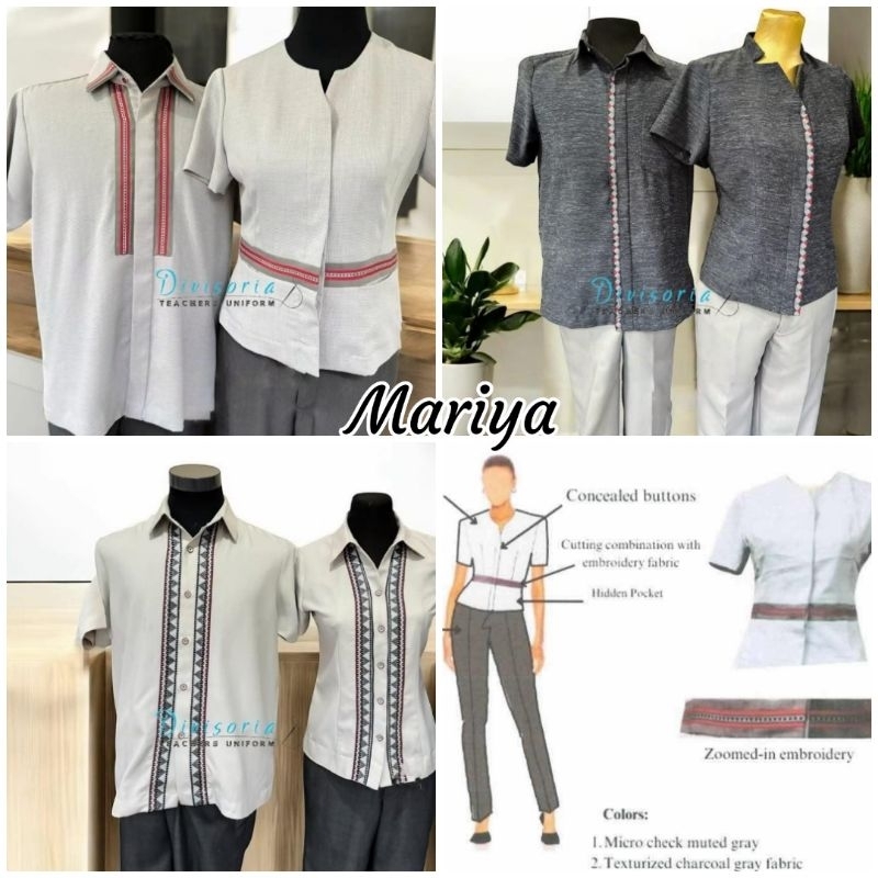 DepEd 2025-2026 (Female)Teacher Uniforms Original For Classroom (TELA ...