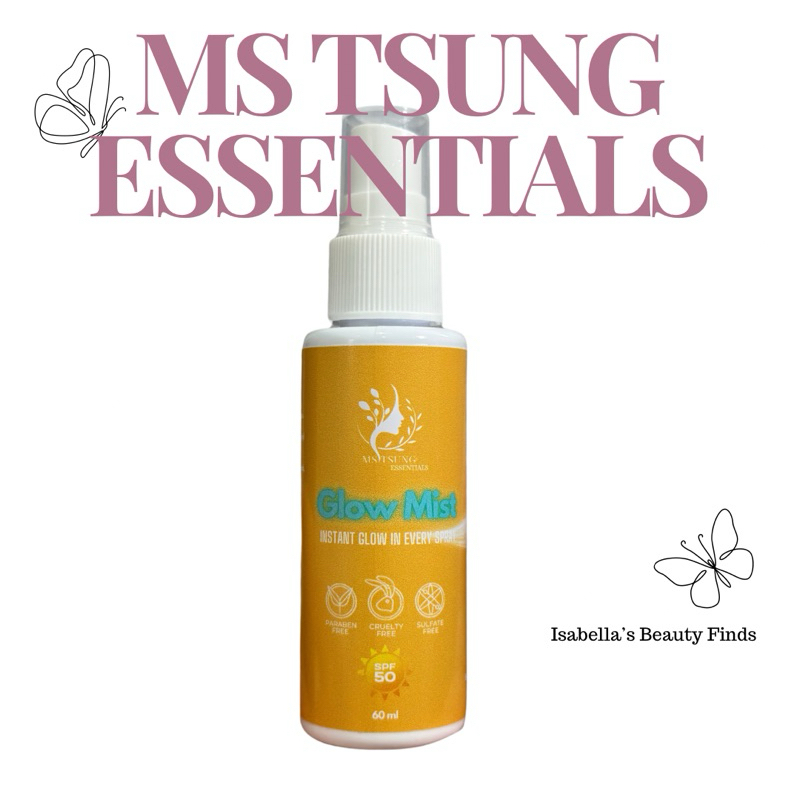 Ms Tsung Essentials Glow Mist Sunblock Spray SPF50 60ml | Shopee ...