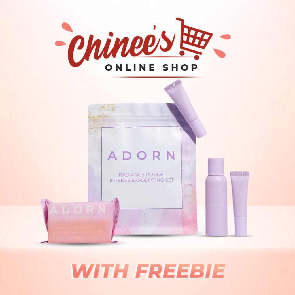 Adorn Exfoliating Set Radiance Potion Blueberry Intense Rejuv ...