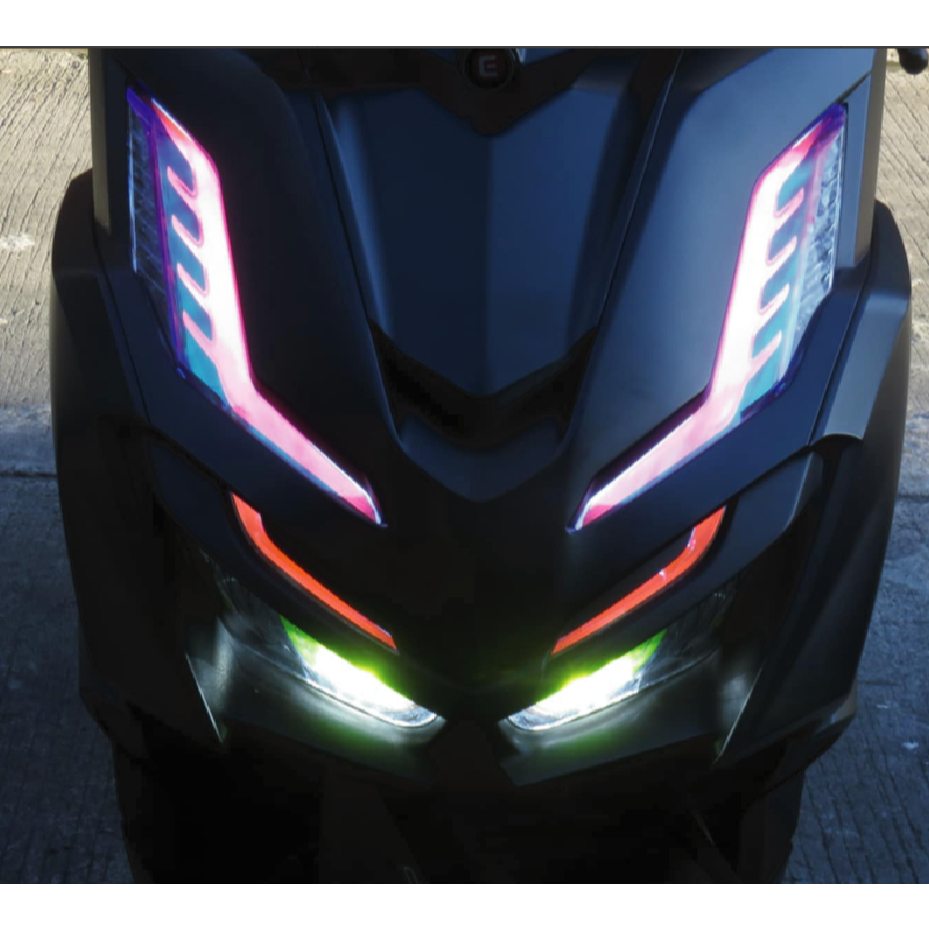 EURO SAMURAI 155i KILAY TINT+GAUGE PROTECTOR W/FREE KALMOT STICKER ...