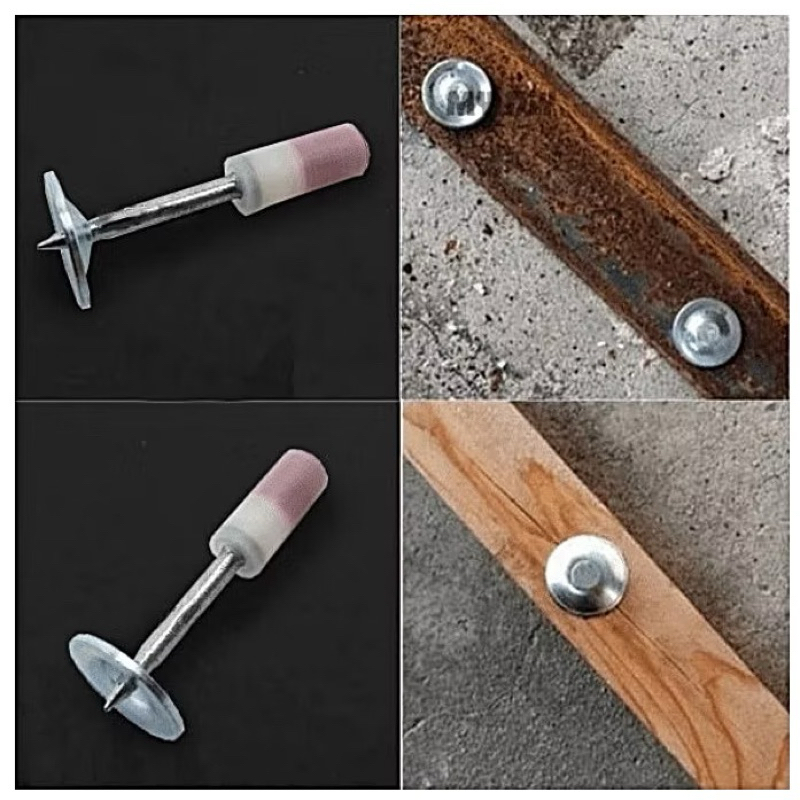 Steel Nail Gun Heavy Duty Steel Nail Round Nails Nail Gunner Rivet Tool ...