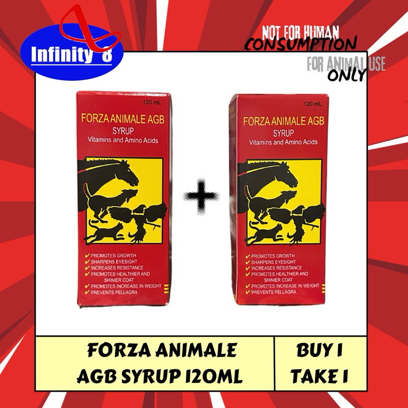 EXPIRY SEPT 2025 BUY 1 TAKE 1: FORZA RED ANIMALE AGB 120ML | Shopee ...
