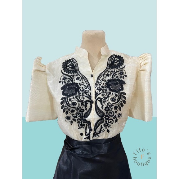 Modern Ladies Barong in Filipiniana Sleeves | Formal Wear | Graduation ...