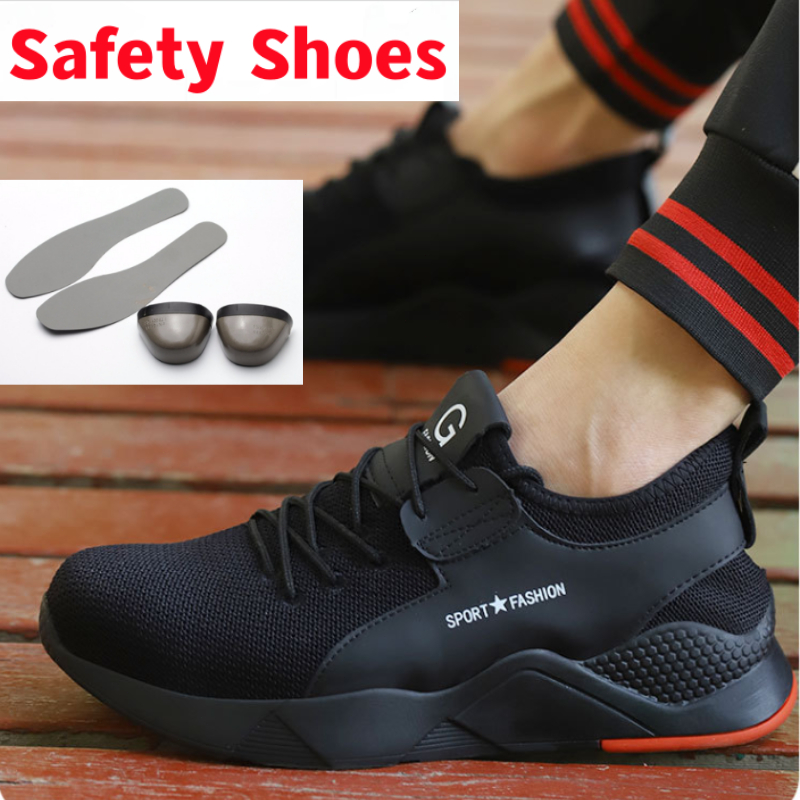 Men's and Women's Anti-Smashing Steel Toe Anti-Puncture Light and ...