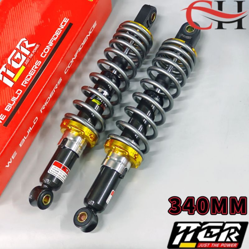 TTGR REAR SHOCK 340MM FOR WAVE XRM TMX DASH SMASH SYM RAIDER J | Shopee ...